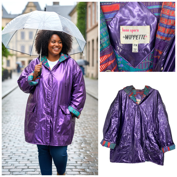 Wippette | Jackets & Coats | Vintage 9s Kenn Sporn Wippette Plus Sz 2x ...